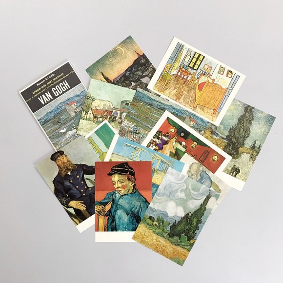 Vintage | Art | Vtg 973 Museum Art Cards Set Of 12 Van Gogh Mondadori ...